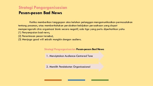 Contoh Pesan Bad News Dalam Pesan Bisnis