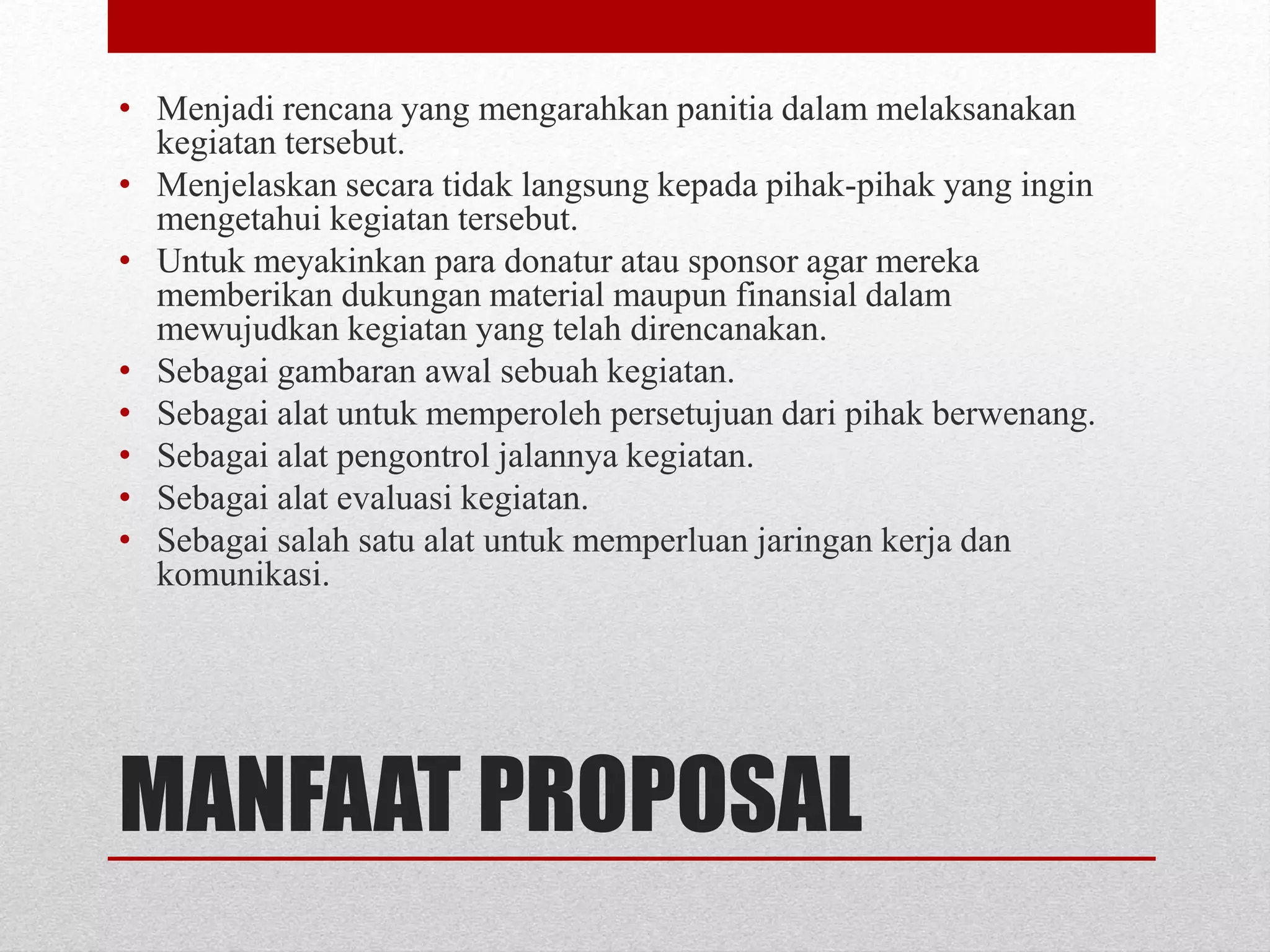 Penulisan proposal | PPTX
