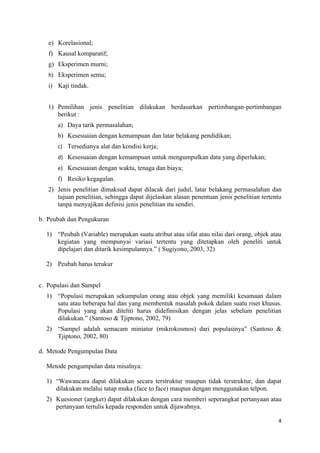 Penulisan skripsi | PDF