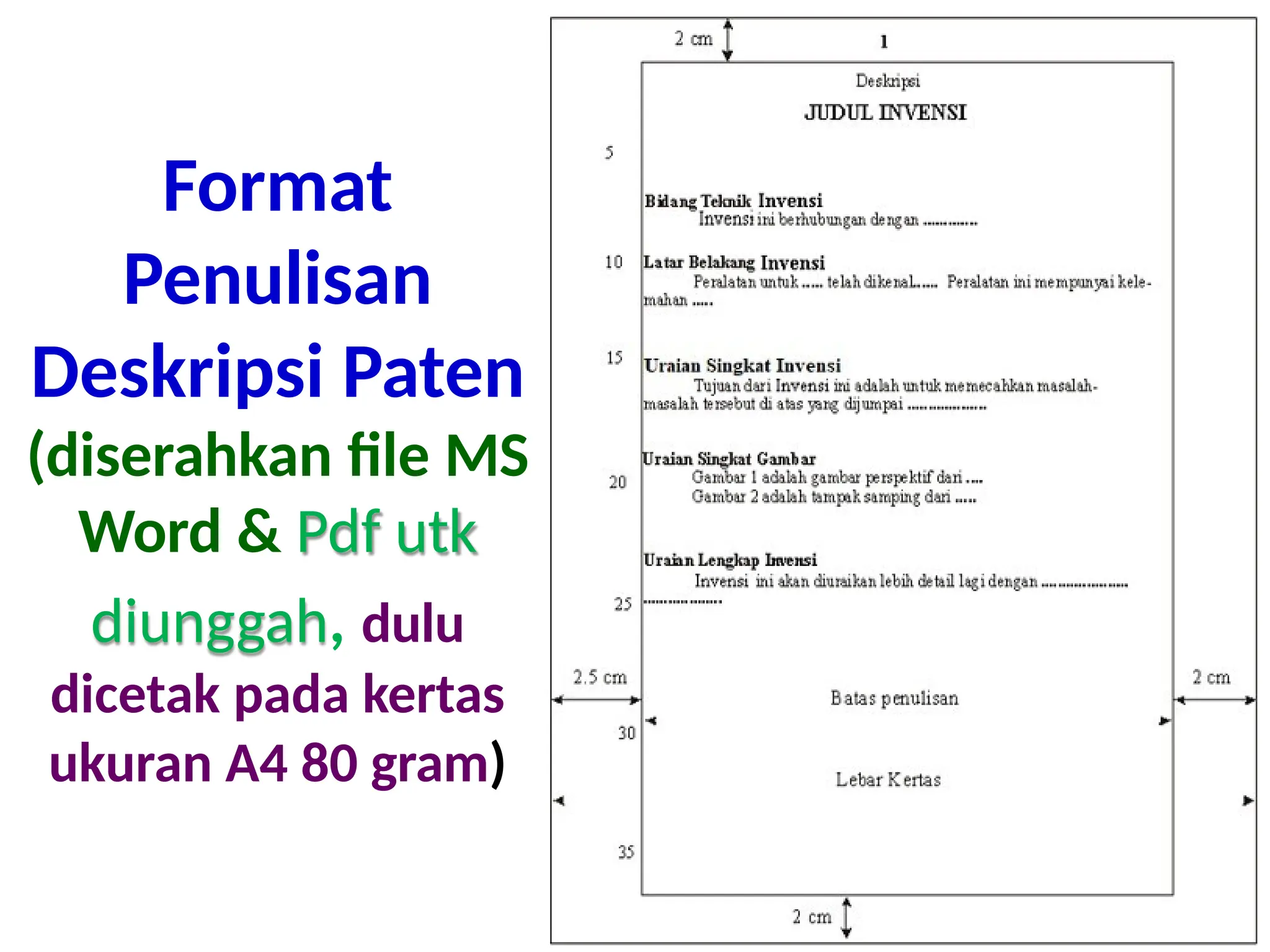 Penulisan Spesifikasi Paten ATAU DRAFTING PATEN | PPTX