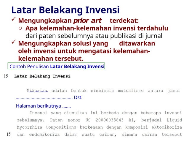 Penulisan Spesifikasi Paten ATAU DRAFTING PATEN | PPTX