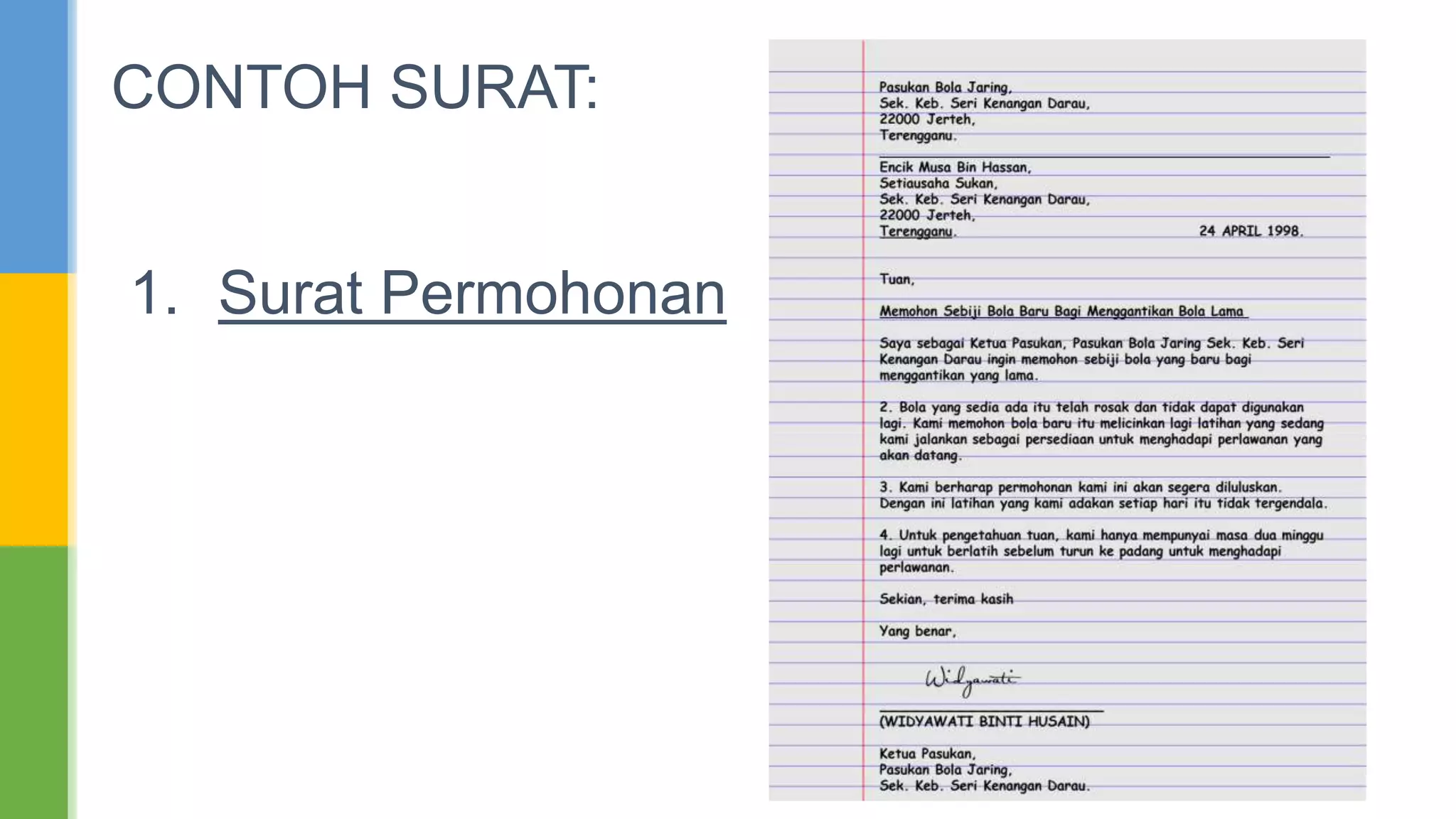 Surat Kiriman Rasmi - Teknik & Format | PPSX