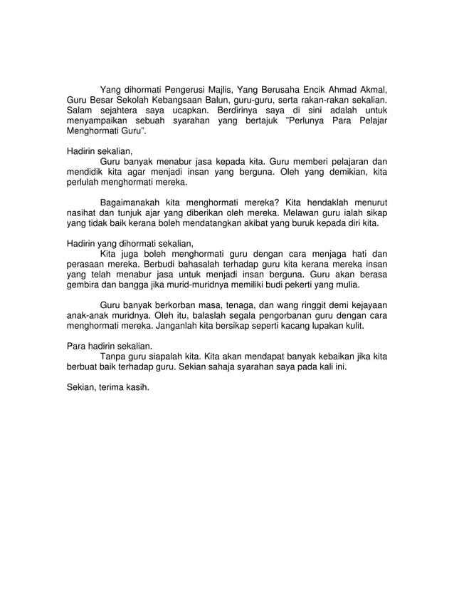 Penulisan syarahan | PDF