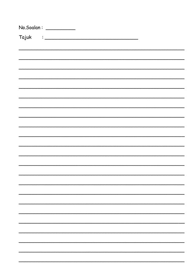 Penulisan tahun 3 ub1 2016 kssr | DOCX