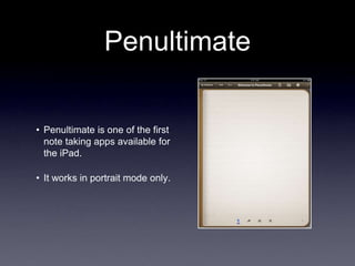 Penultimate | PPT