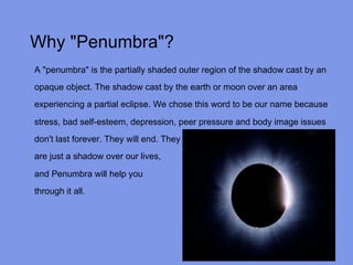 Penumbra slideshow | PDF