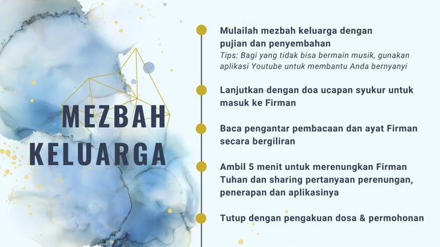 Penuntun Mezbah Keluarga-109 bahan sharing | PPT