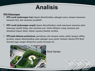 Penurunan kualitas dan kuantitas rth di jakarta | PPT