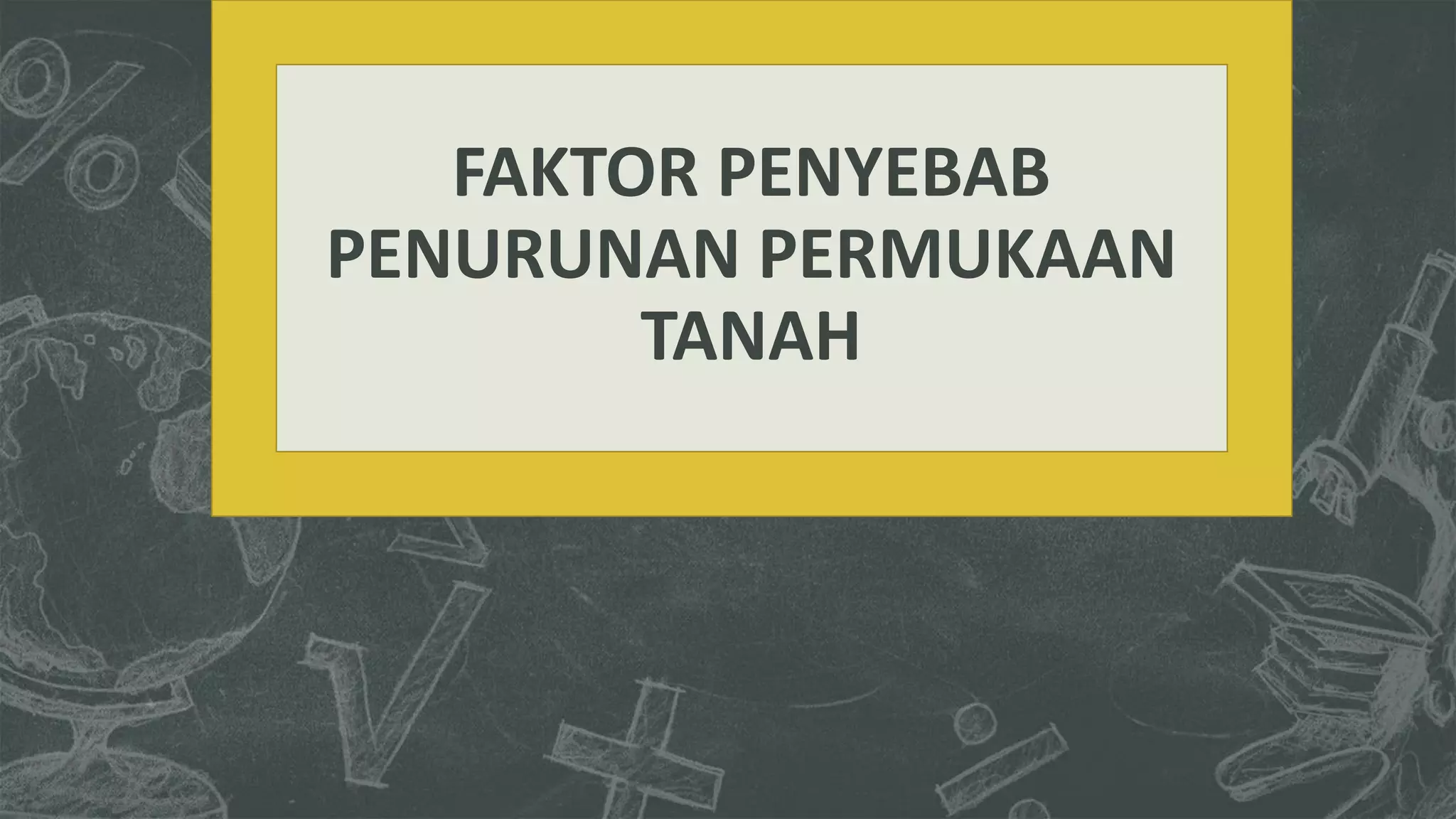 MPKT B - Penurunan Permukaan Tanah di Jakarta | PPTX