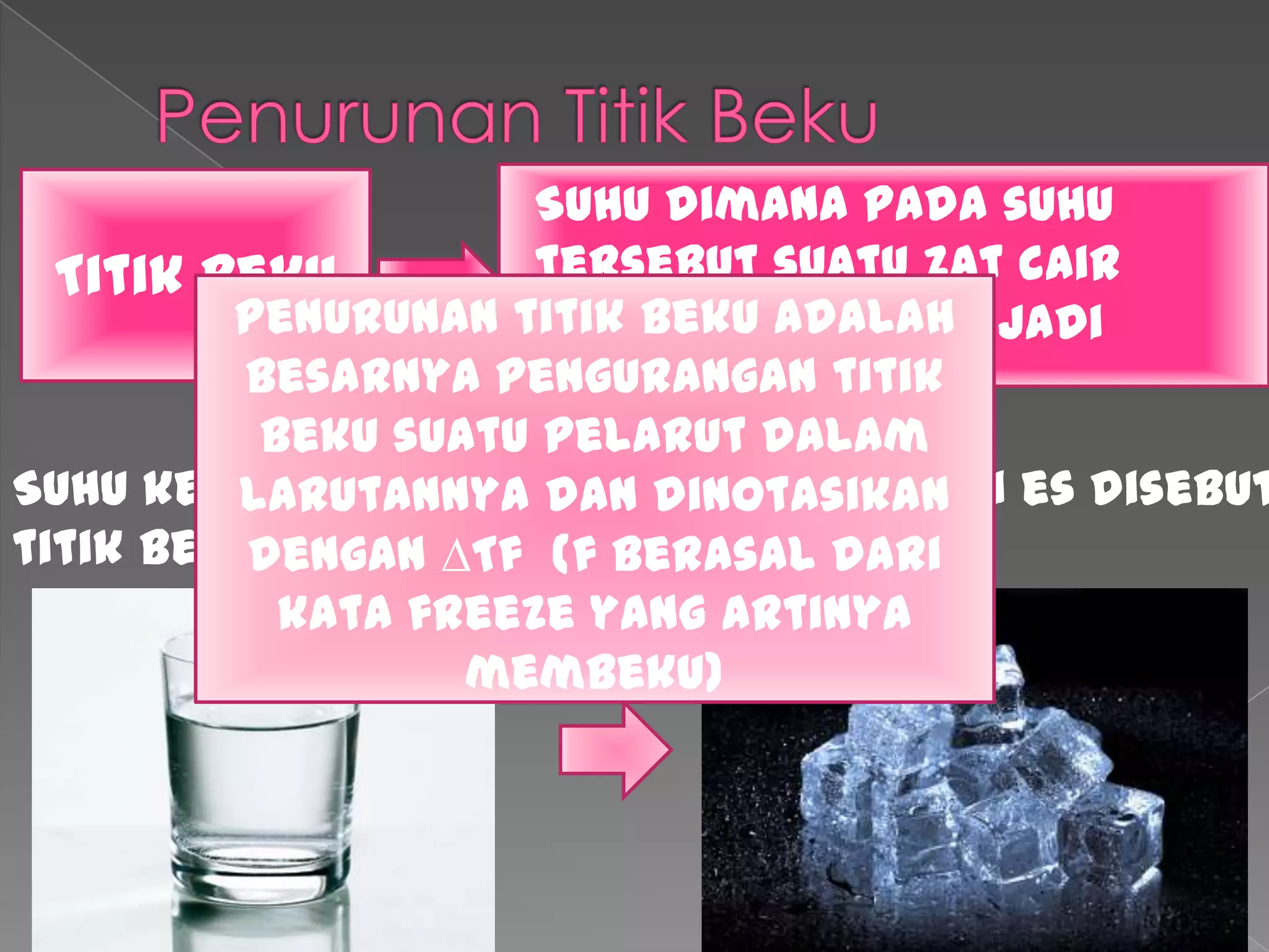 Penurunan titik beku | PPTX