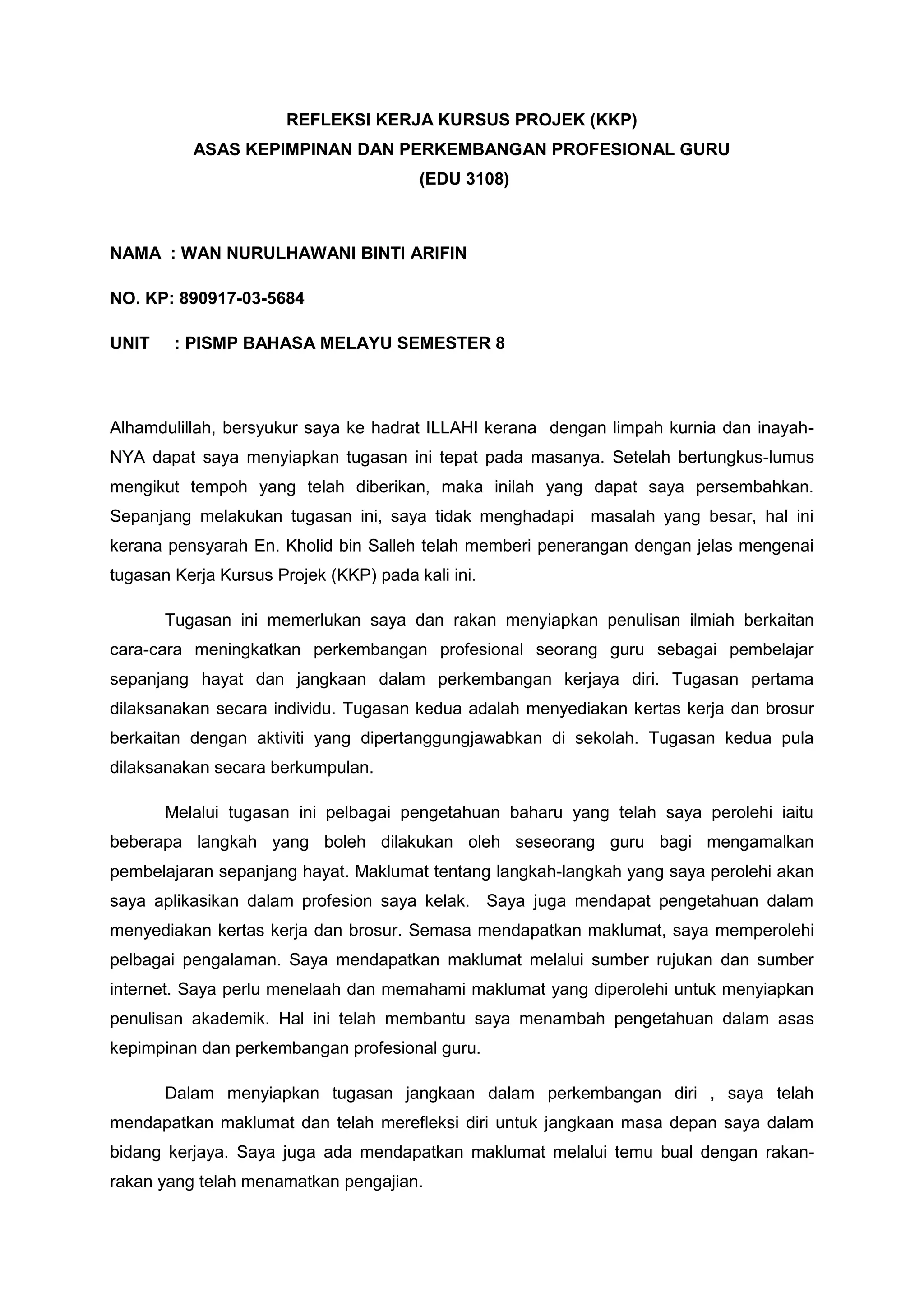 Penutup asas kepimpinan | DOCX