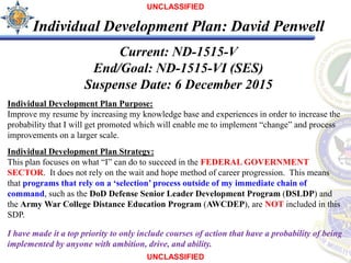 Individual Development Plan - David Penwell | PPT