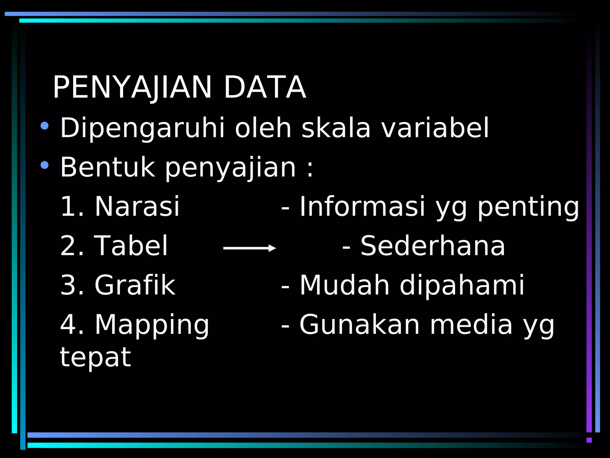 Penyajian data | PDF