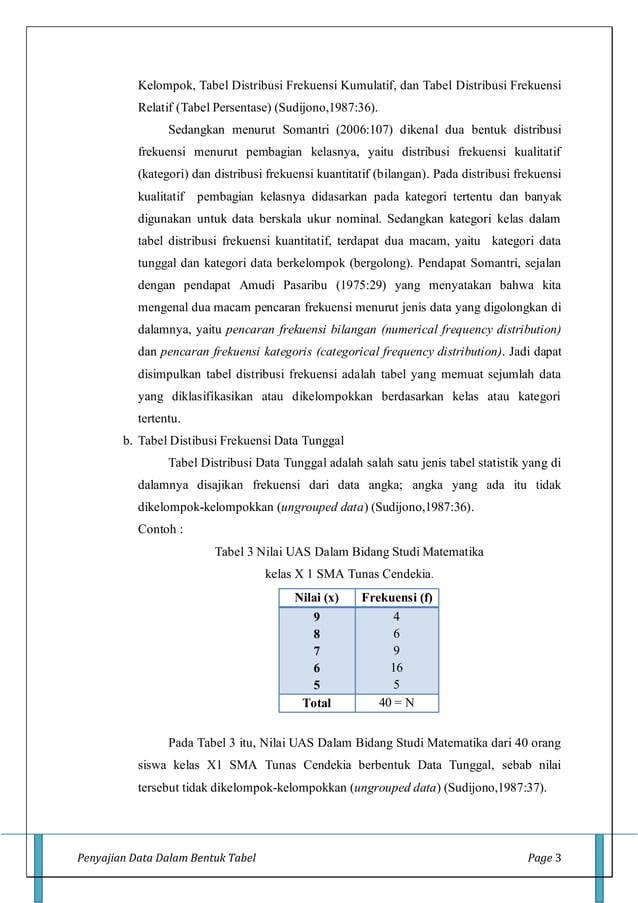 Penyajian data dalam_tabel(2) | PDF