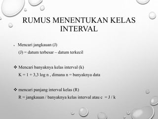 Penyajian data statistik | PPTX
