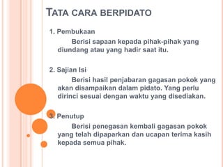 Penyajian ilmiah (pidato) | PPTX