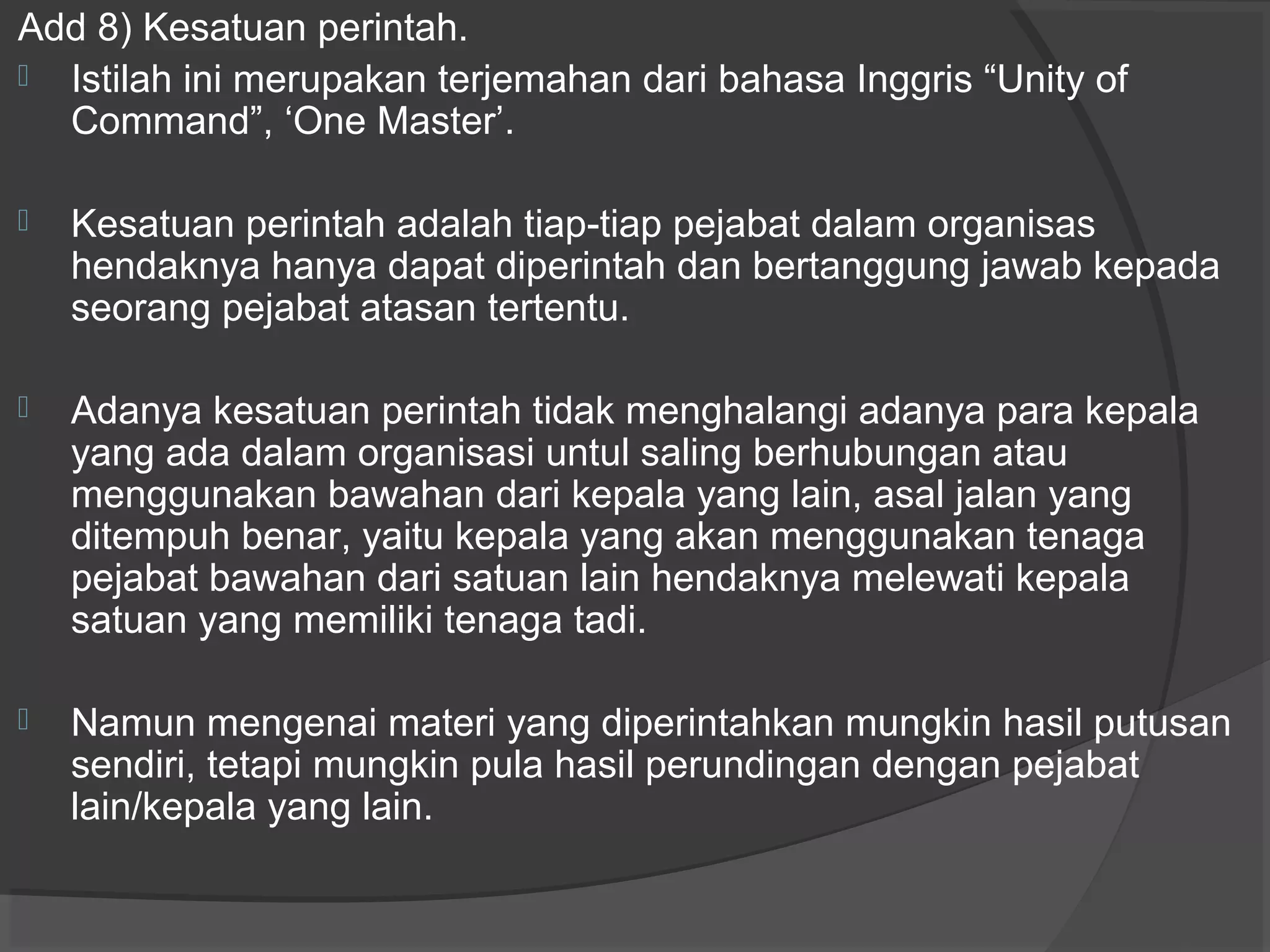 Penyajian Materi Teori Organisasi | PPT