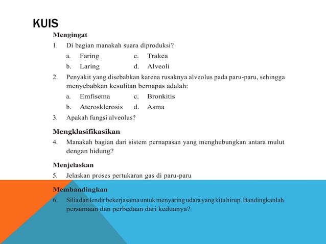 Penyakit - penyakit pada sistem pernapasan oleh rokok.ppt