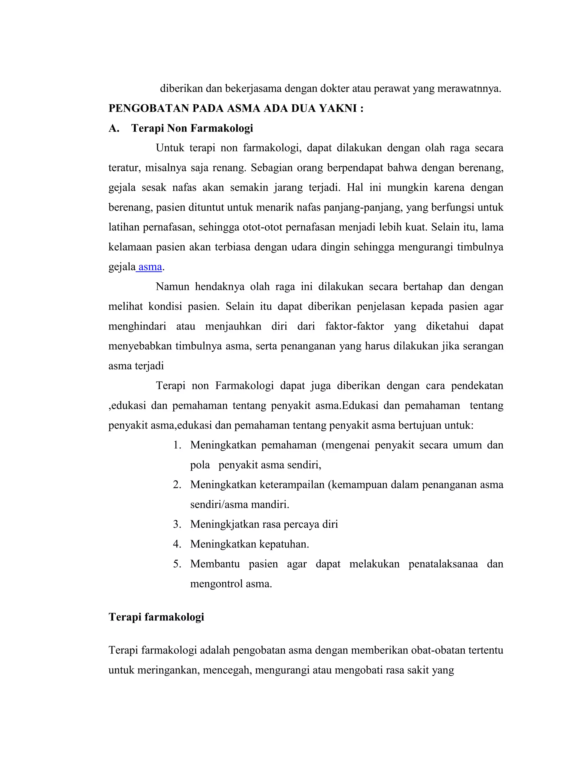 Penyakit asma revisi | DOCX