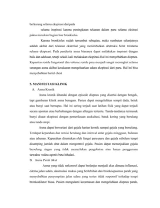 Penyakit asma revisi | DOCX