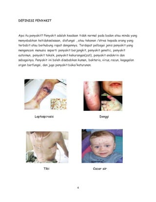Contoh Buku Skrap Tentang PENYAKIT BERJANGKIT | DOCX