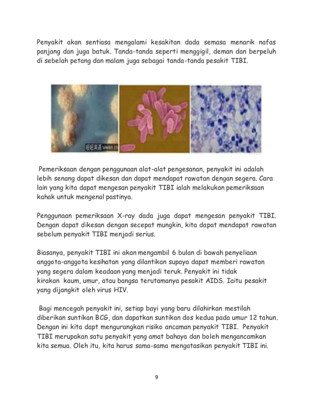 Contoh Buku Skrap Tentang PENYAKIT BERJANGKIT | DOCX