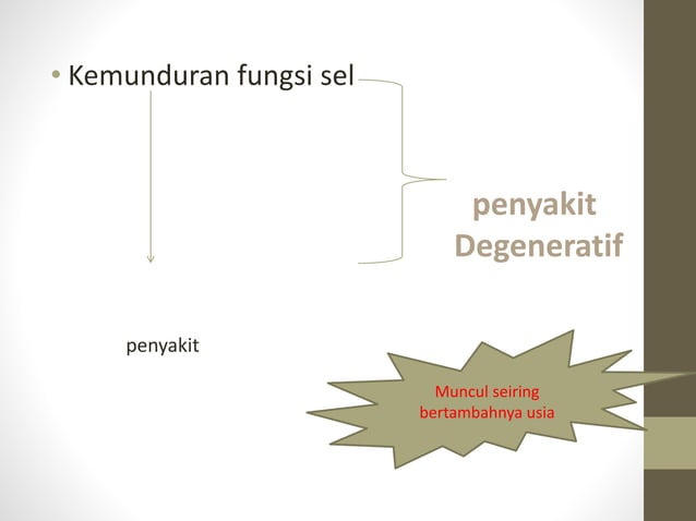 Penyakit degeneratif | PPTX