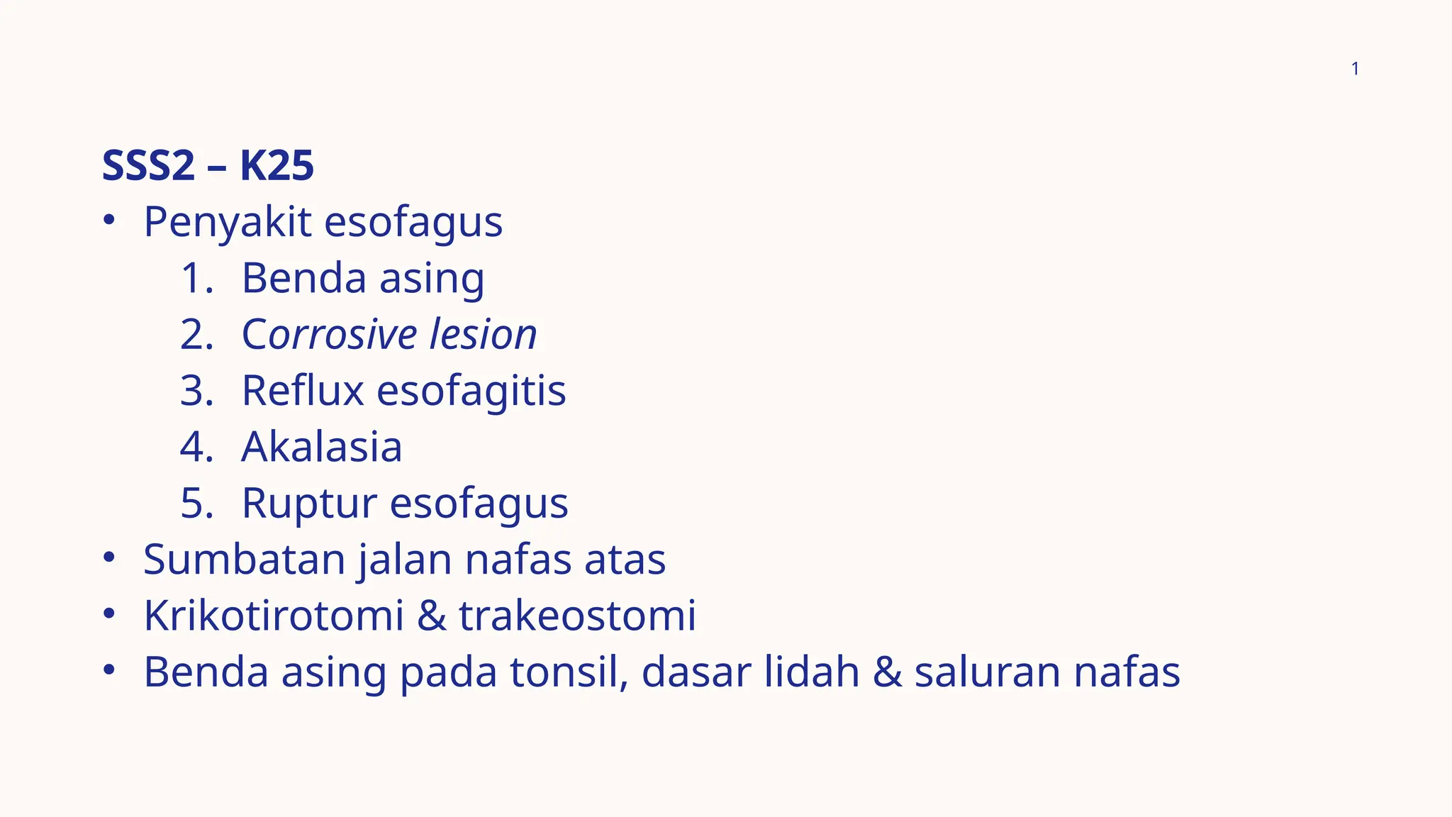 PENYAKIT ESOFAGUS (Kuliah SSS2-K25).pptx