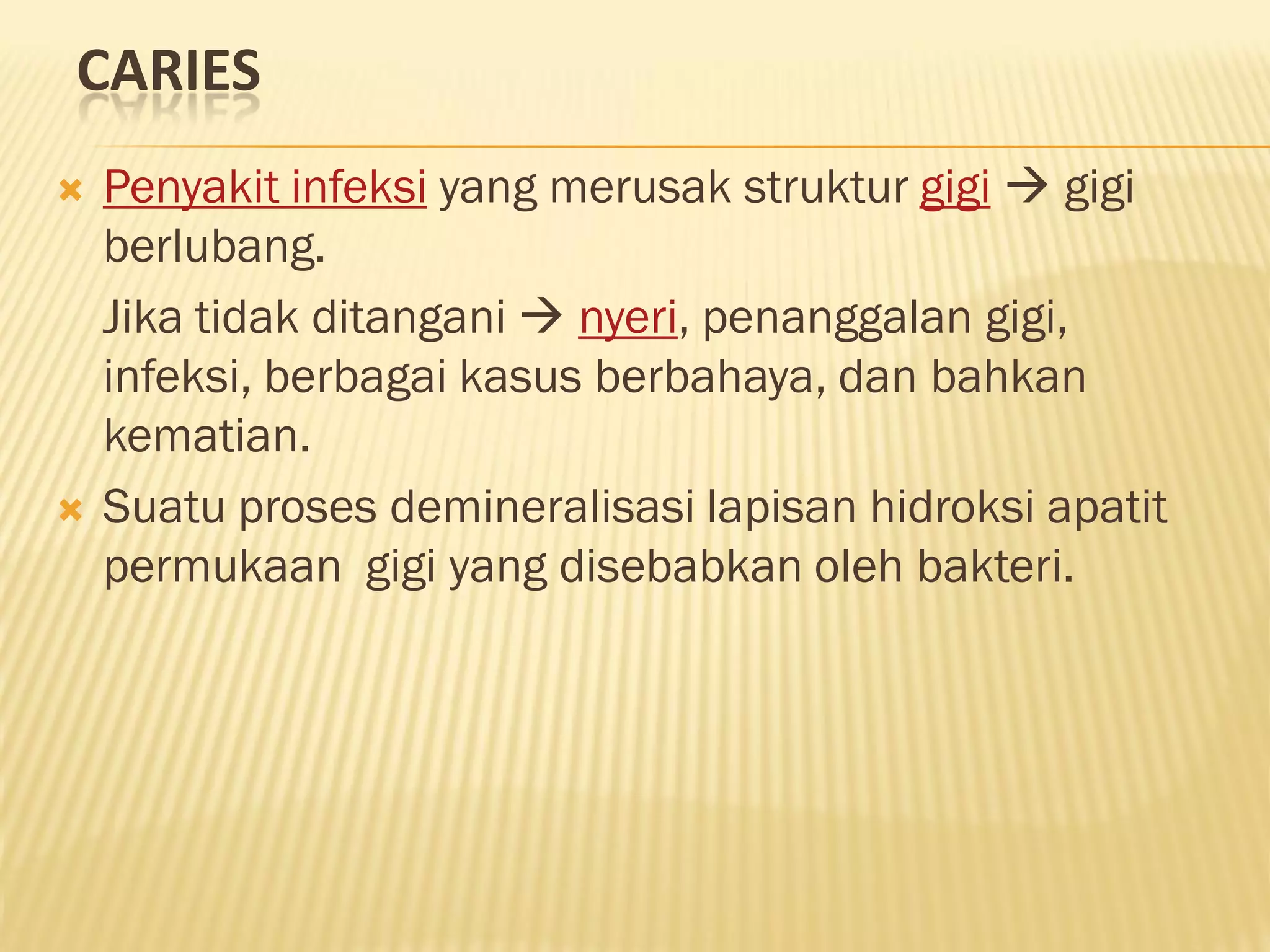 Penyakit Gigi dan Mulut | PDF