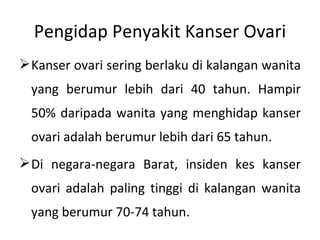 Penyakit kanser ovari | PPT