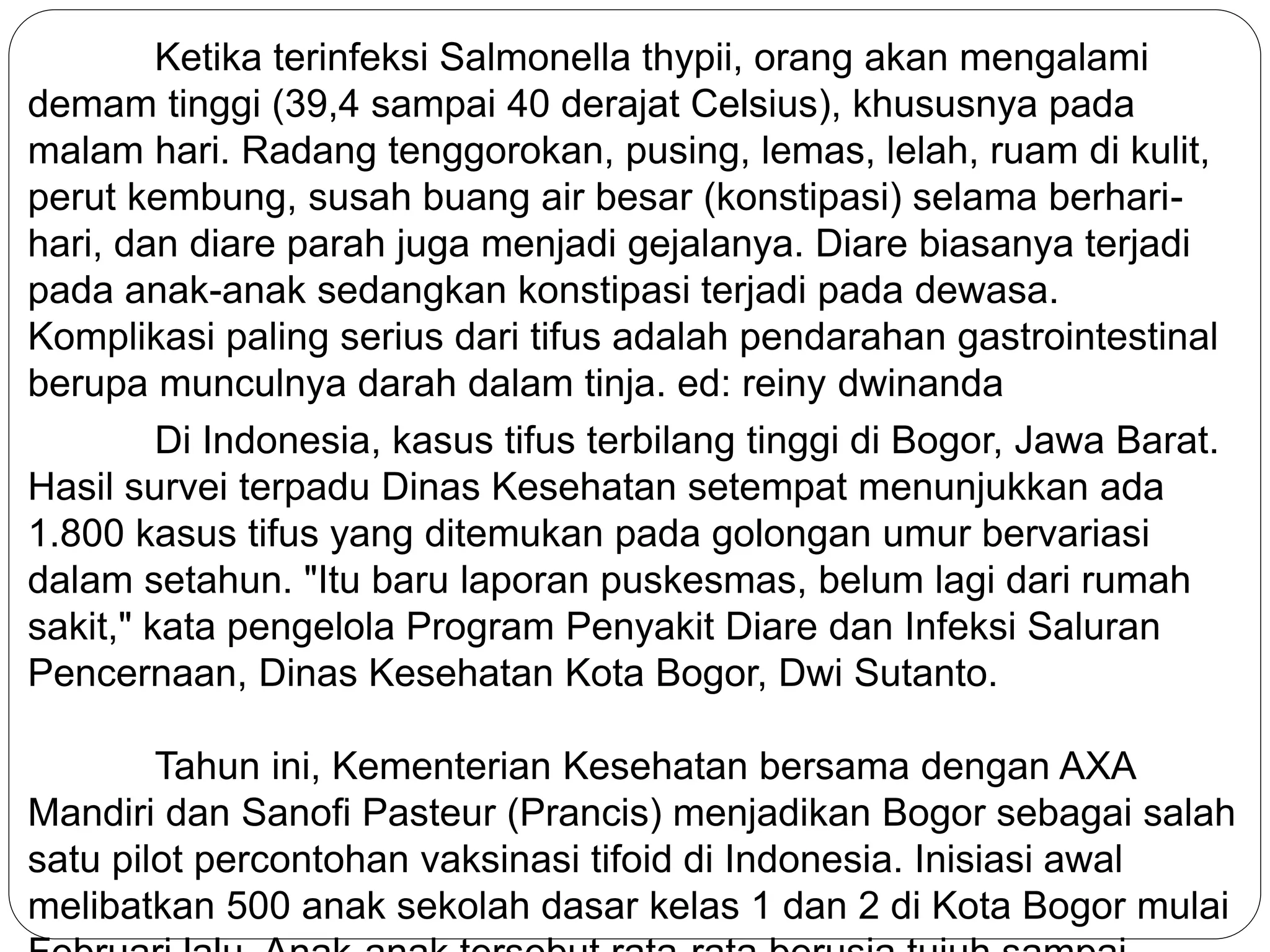 TYPHUS ABDOMINALIS | PPTX