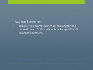 PENYAKIT KUSTA (LEPROSY) | PPT