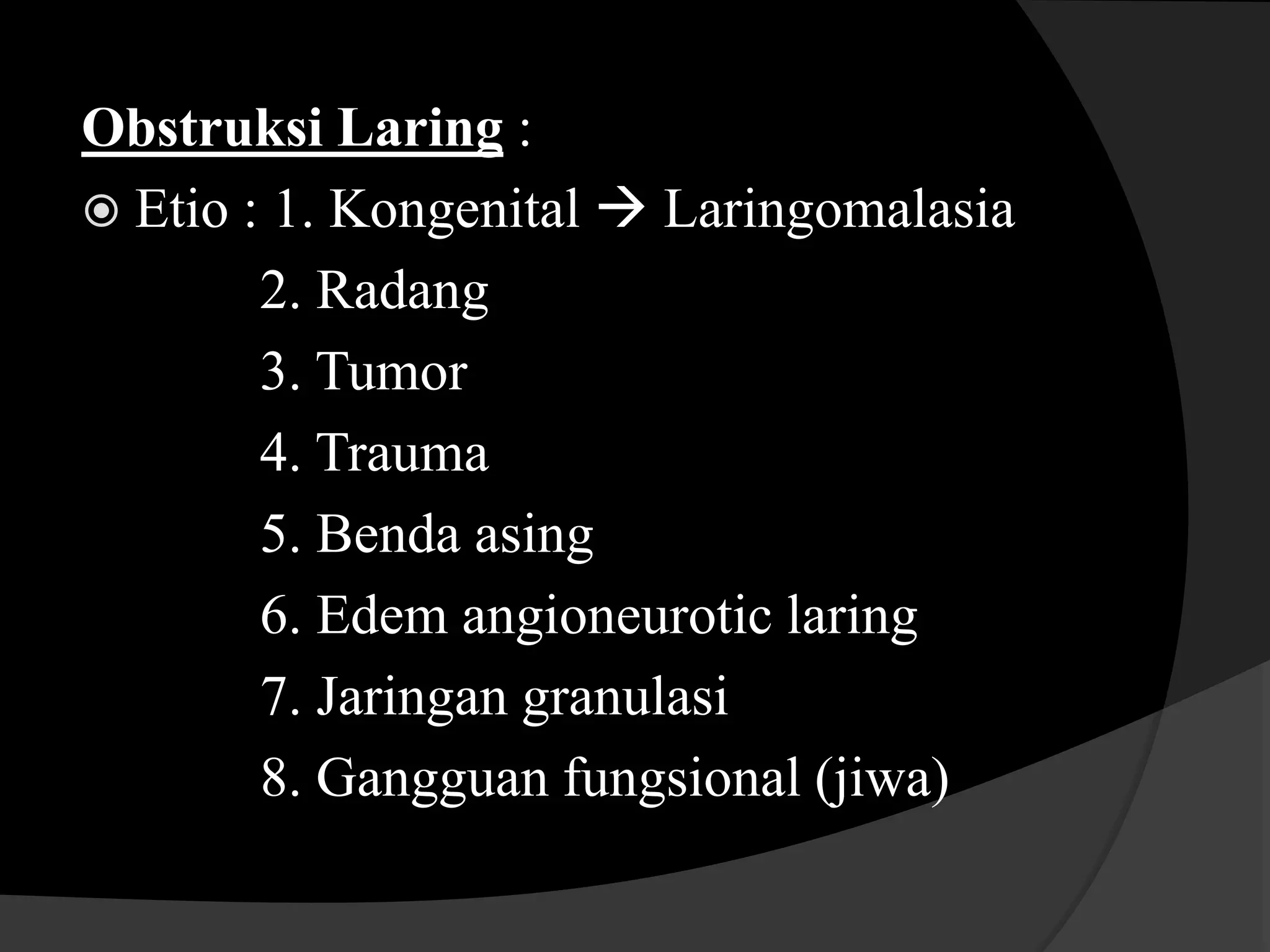 Penyakit laring | PPTX