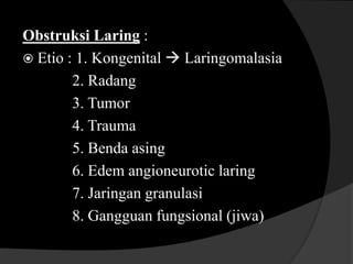 Penyakit laring | PPTX