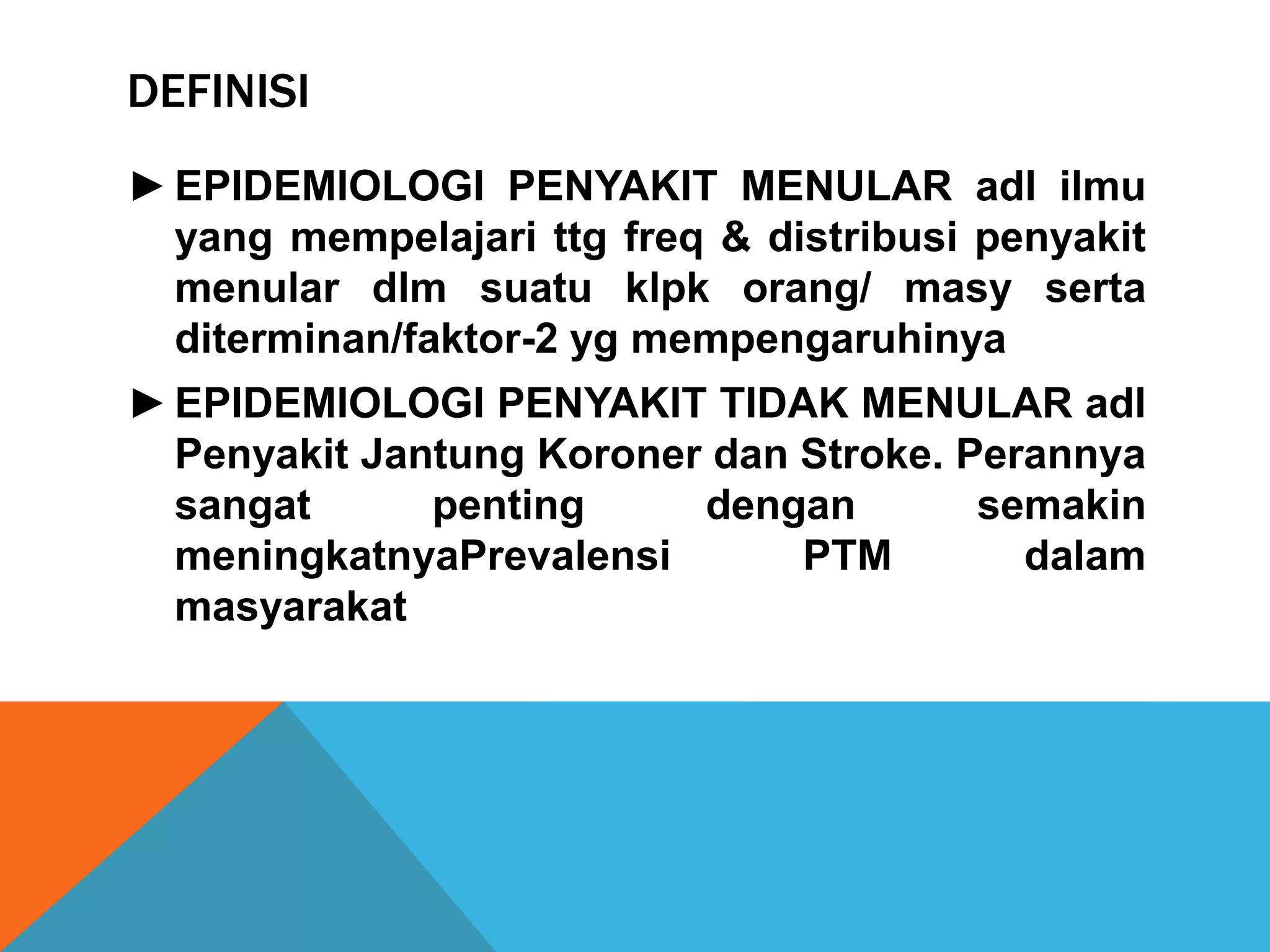 Penyakit menular dan penyakit tidak menular | PPT