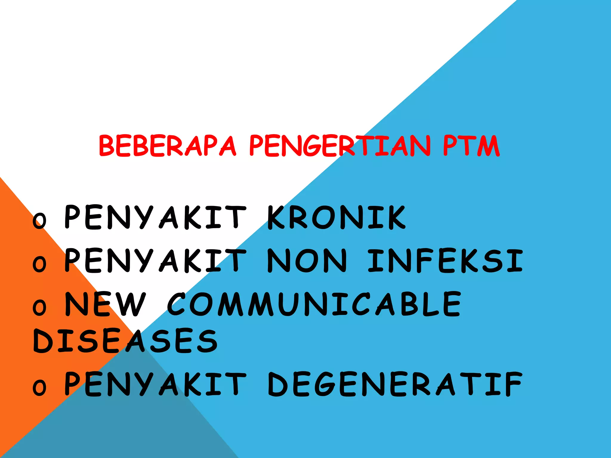 Penyakit menular dan penyakit tidak menular | PPT