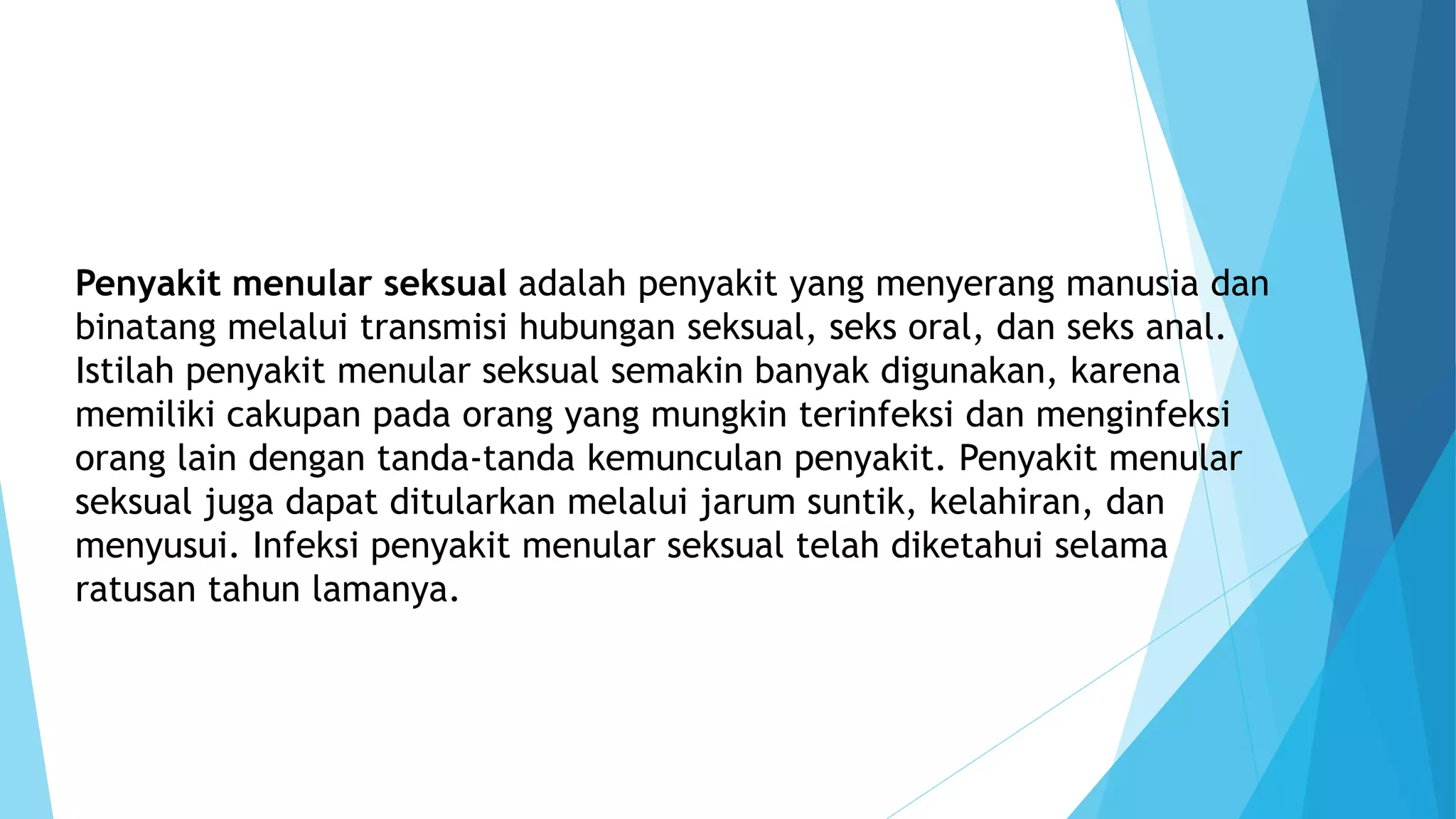 Penyakit menular seksual | PPTX