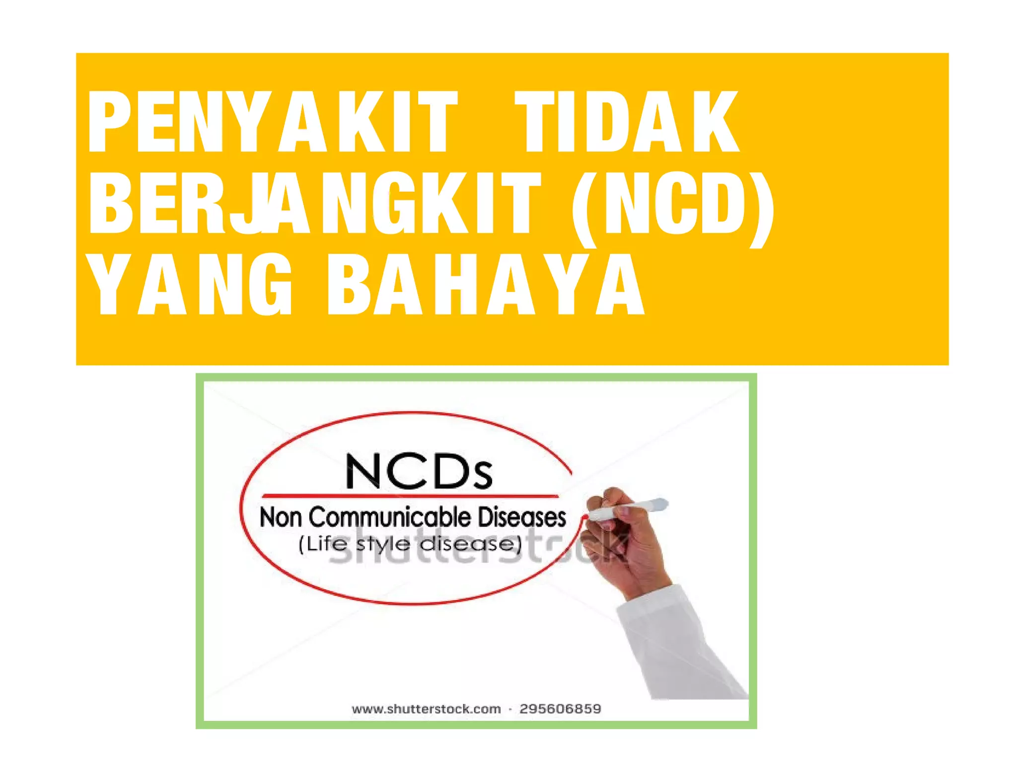 Penyakit NCD Di Malaysia | PPT