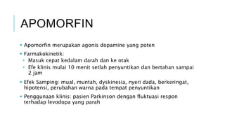 Tatalaksana Penyakit Parkinson secara farmakologi | PPTX