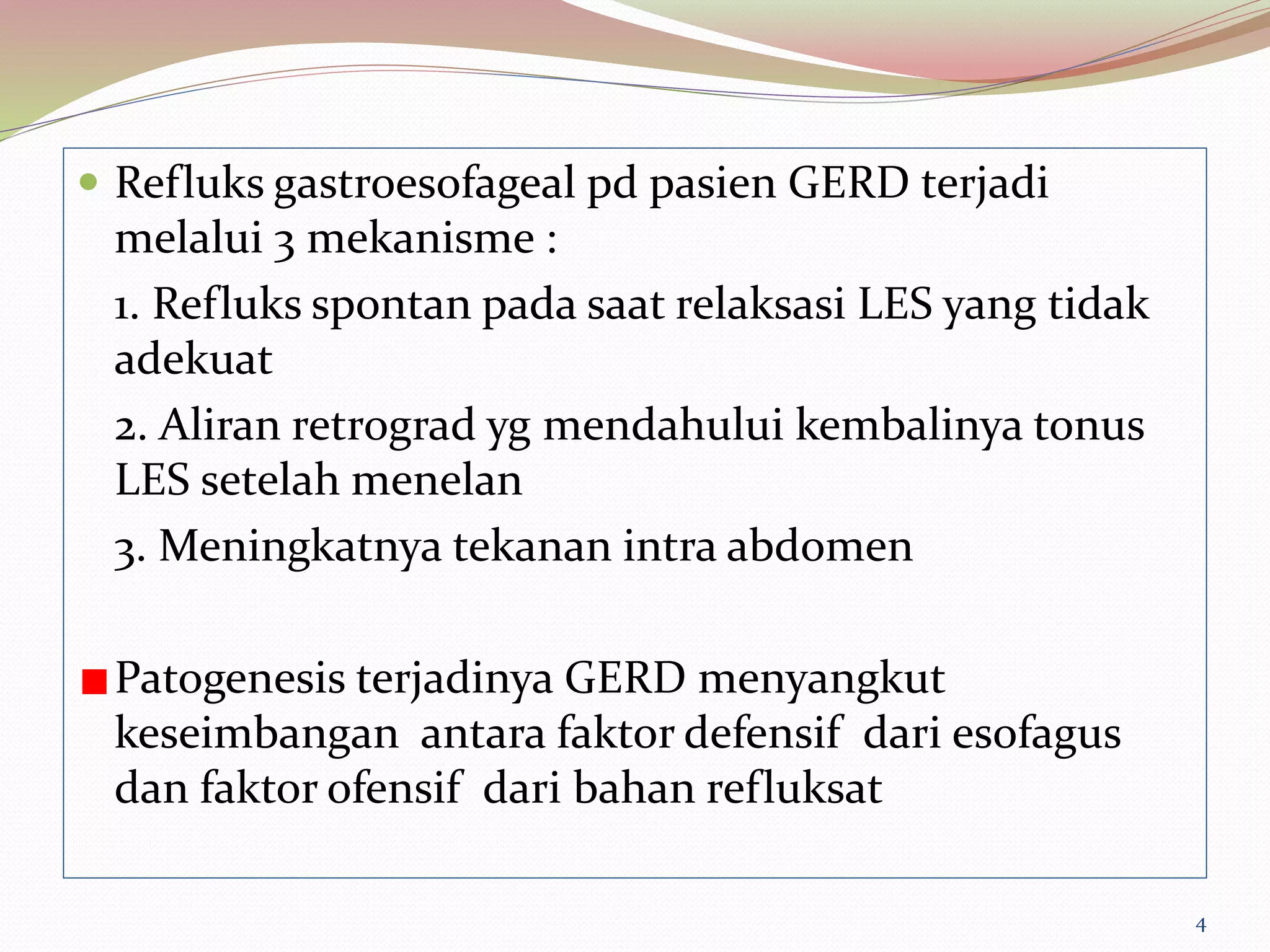 Penyakit refluks gastroesofageal | PPTX