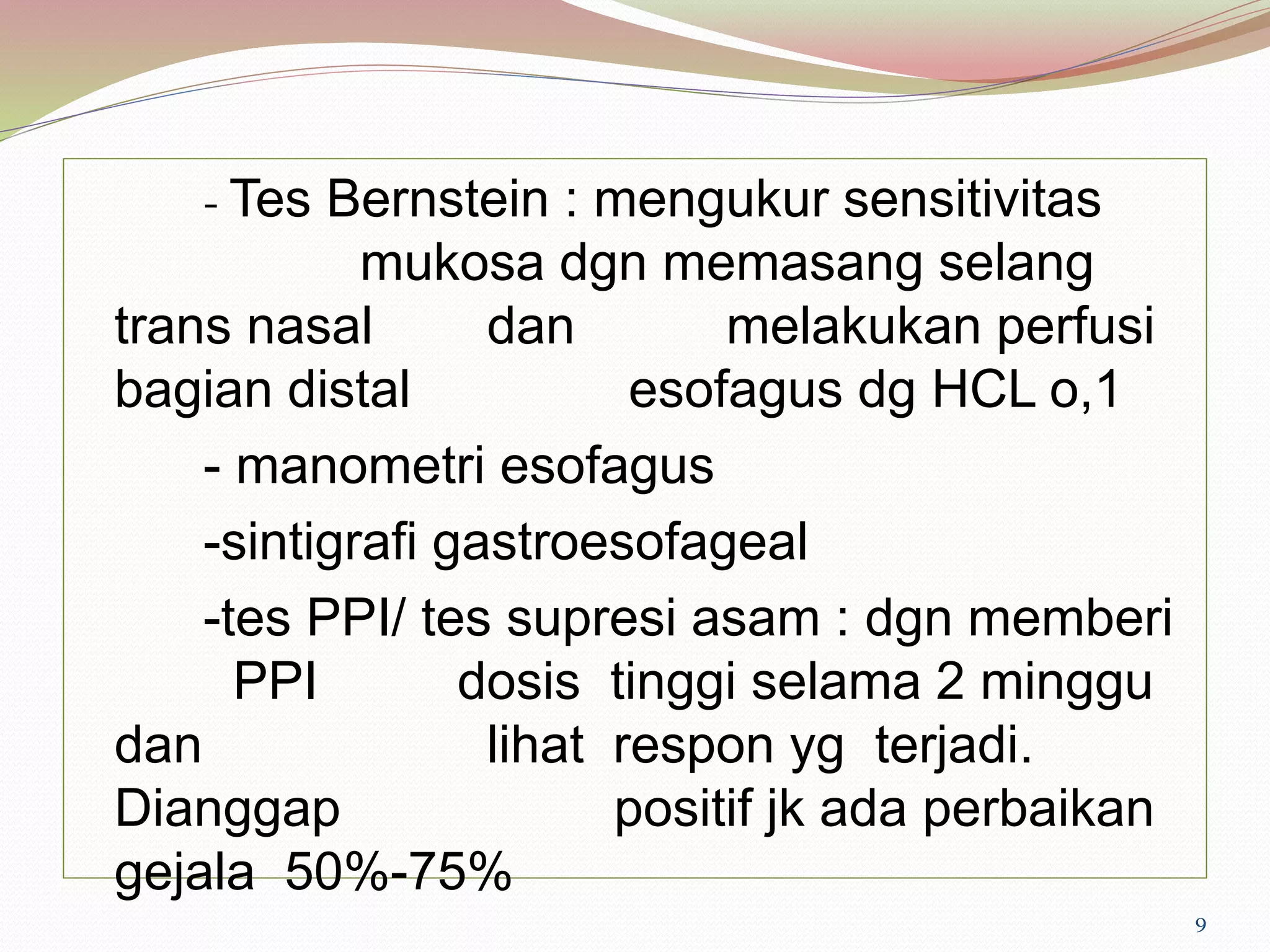 Penyakit refluks gastroesofageal | PPTX