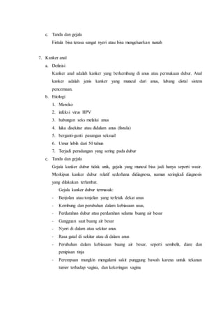 Penyakit rektum | DOCX