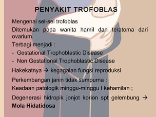 Penyakit serta kelainan plasenta | PPT