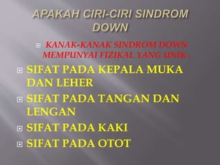 Penyakit sindrom down | PPTX