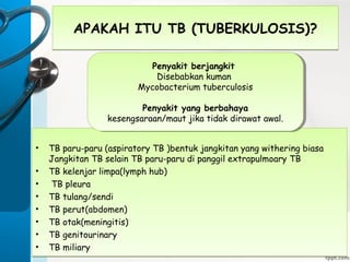 Penyakit tuberkulosis @ tibi dani | PPT