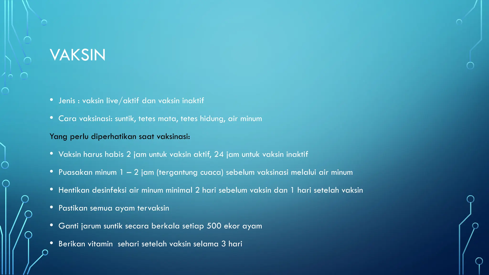 Manajemen penyakit pada peternakan ayam .pptx