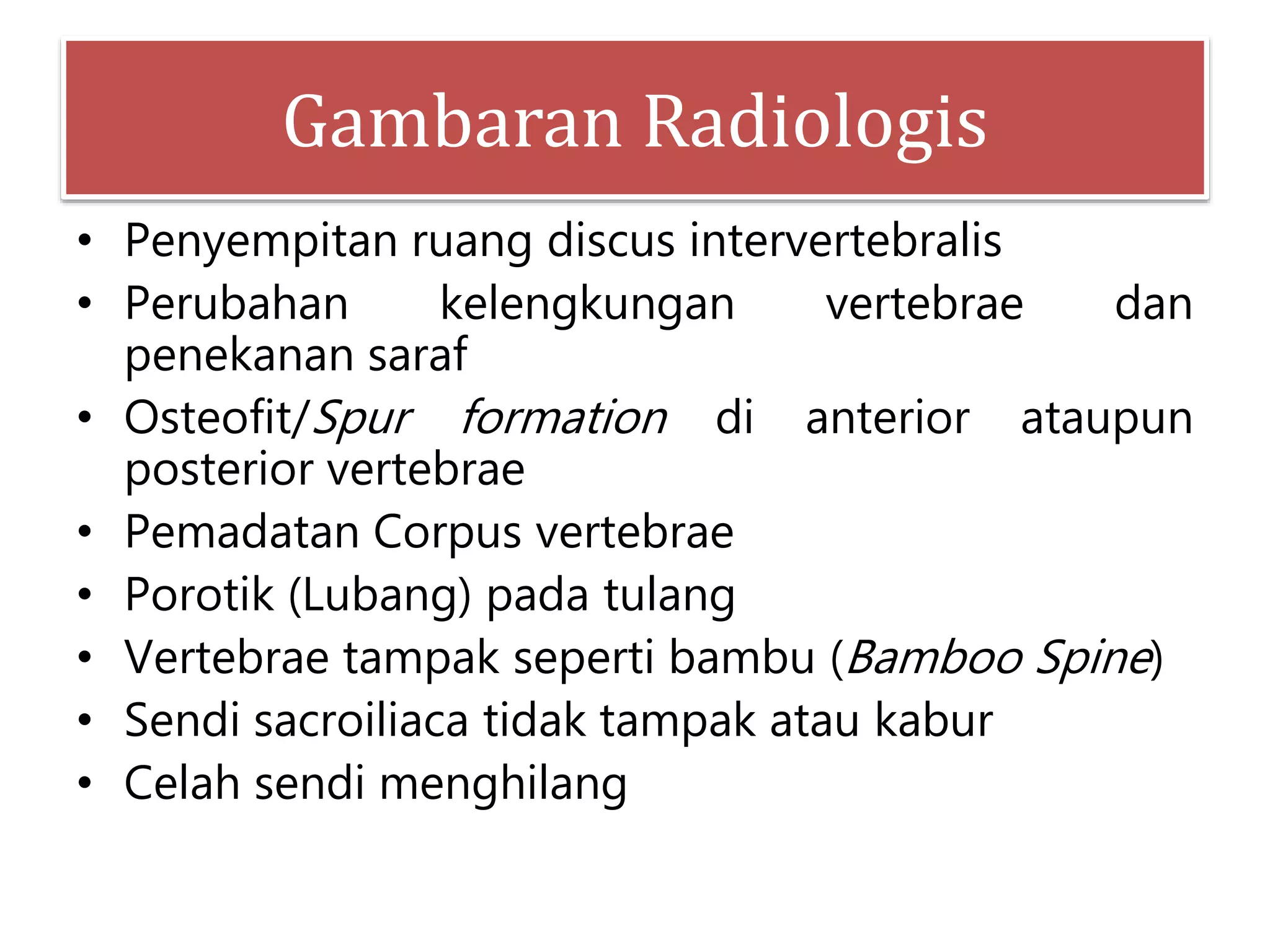 Penyakit vertebrae | PPTX
