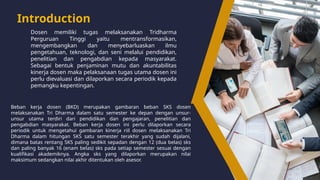 PENYAMAAN PERSEPSI Beban kerja Dosen.pptx