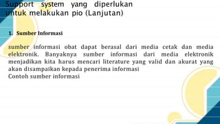 penyampaian informasi obat h.Menyebutkan dan menjelaskan Konsep Dasar ...