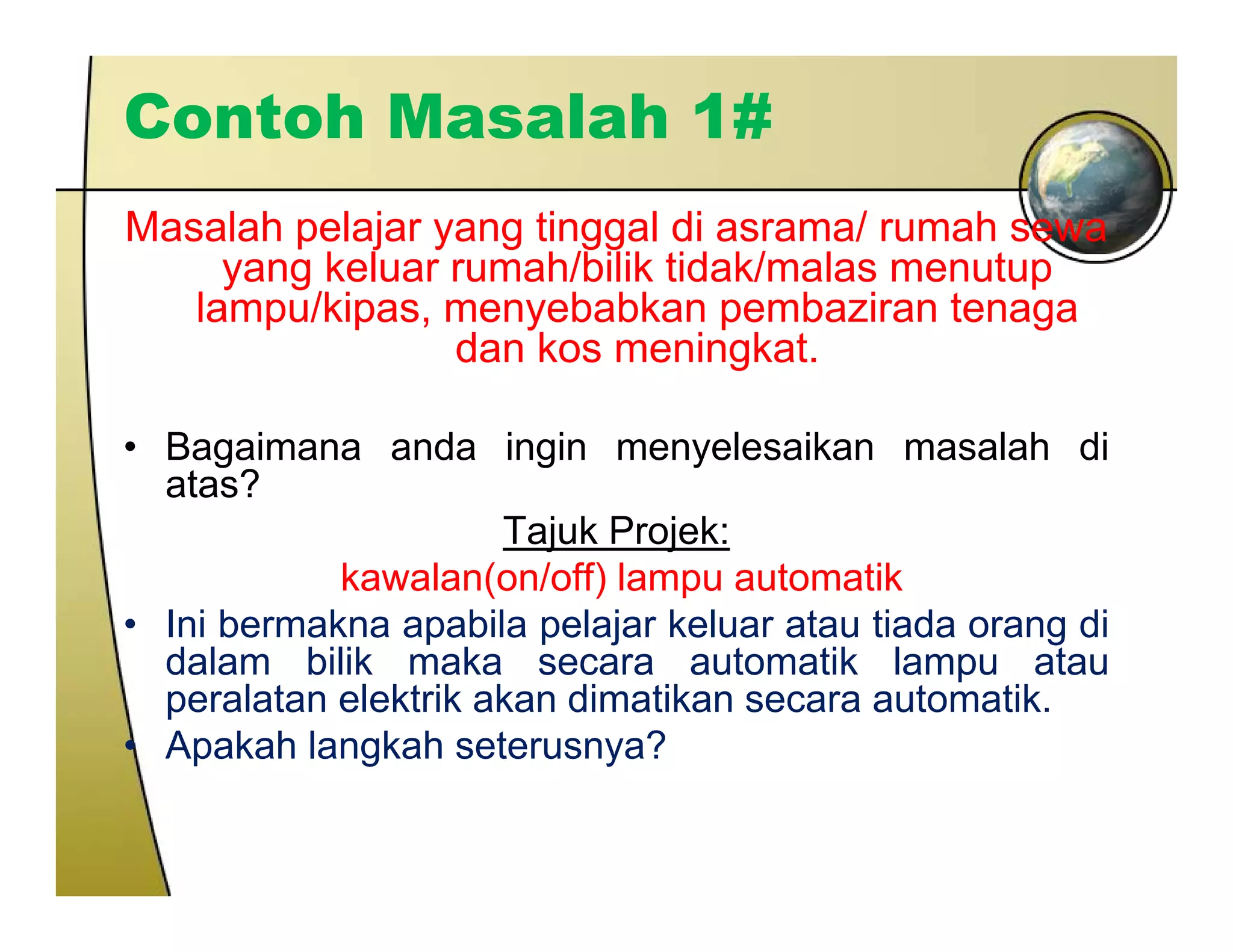 Projek: Penyataan Masalah | PDF